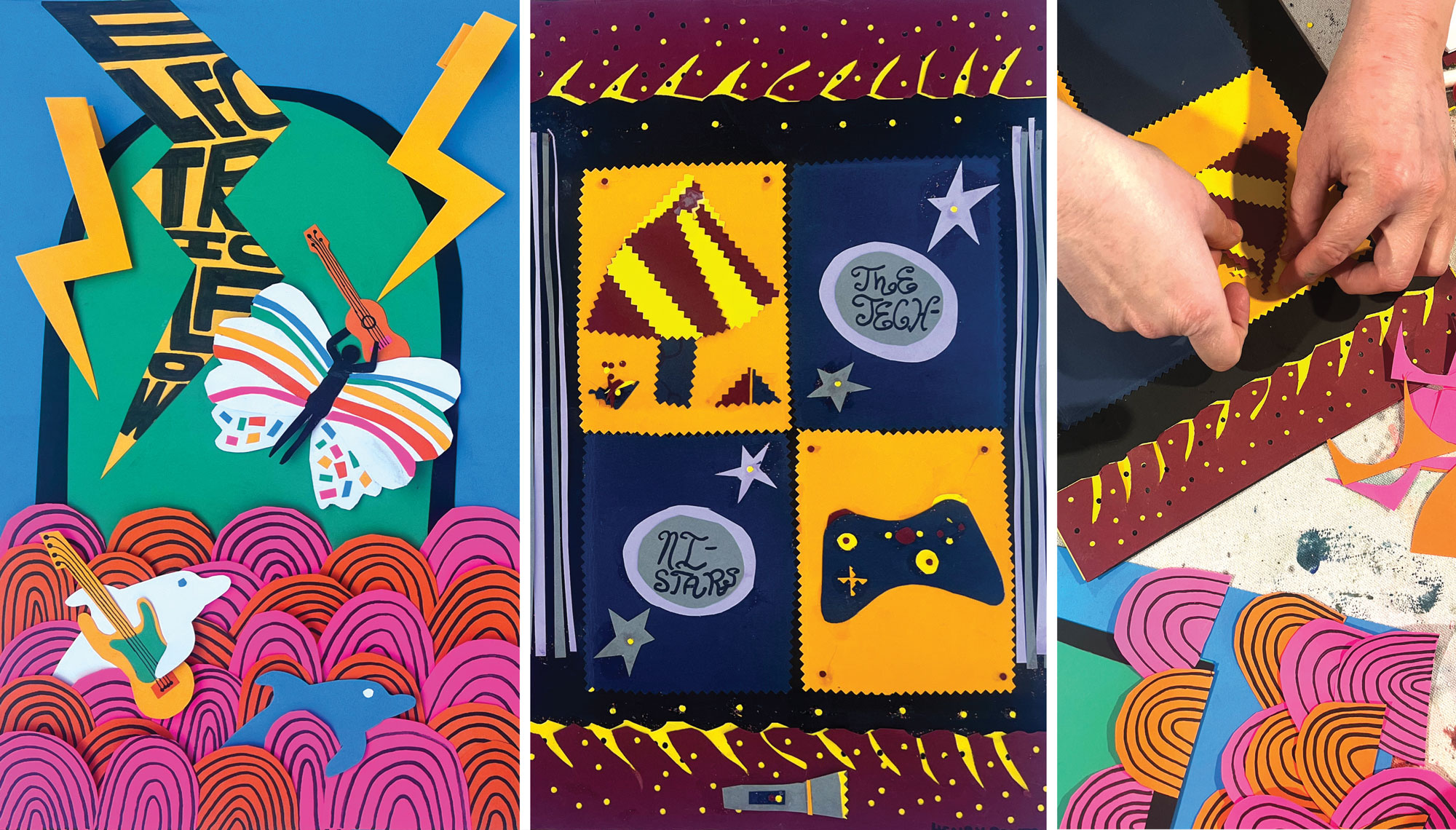 Scissors, Paper, Rock! // Design a Family Band Poster Workshop ...