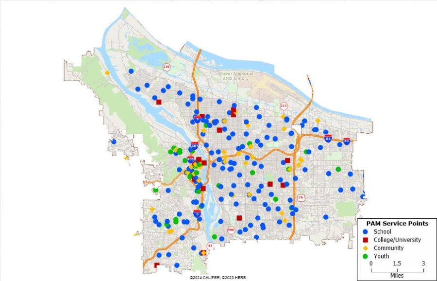 New Maps Chart Impressive Reach of Portland Art Museum Education ...